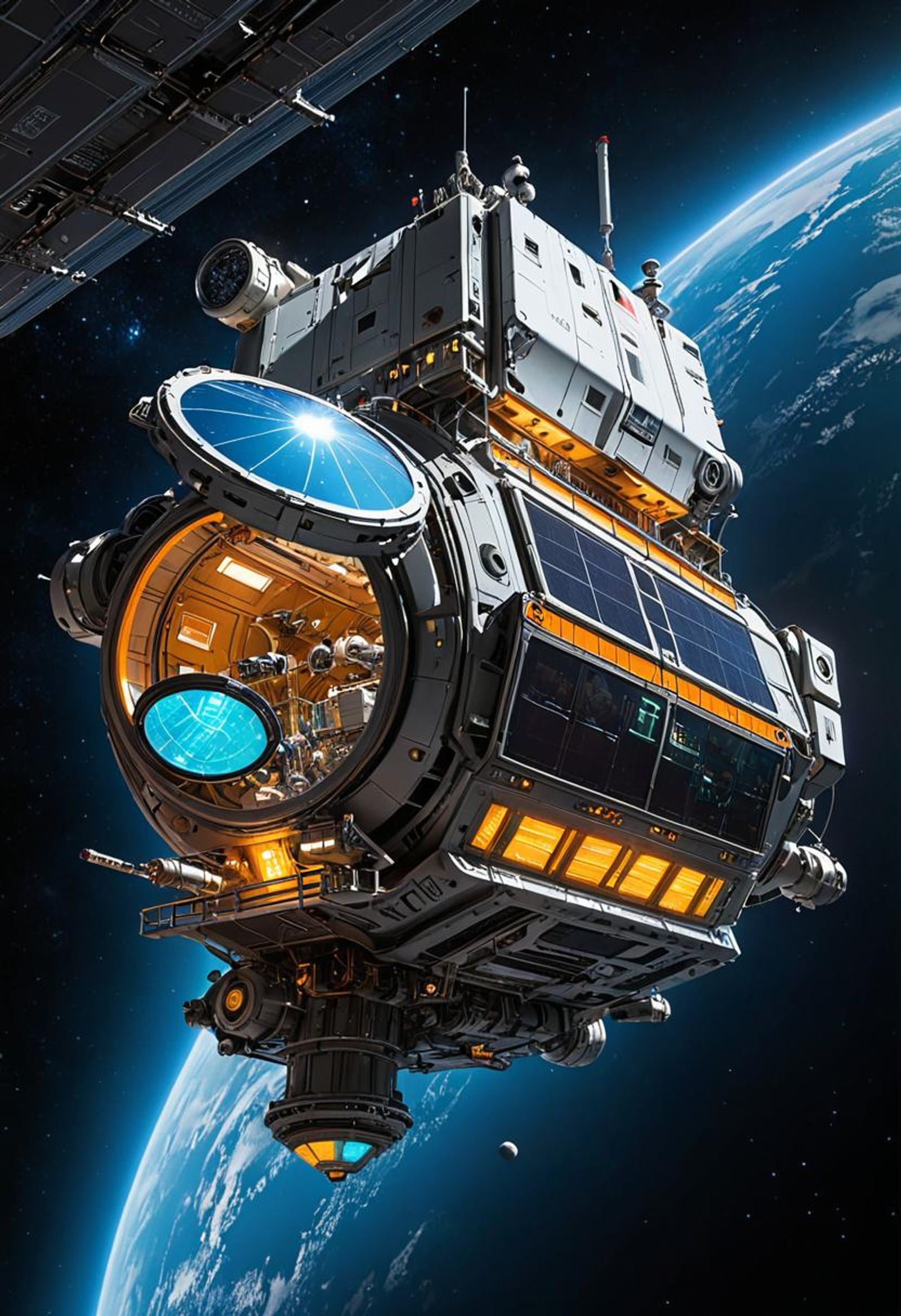 Biopunk Spaceship - AI Generated Artwork - NightCafe Creator