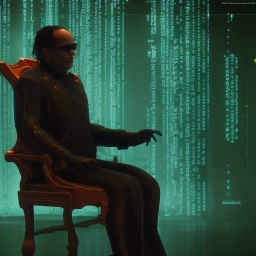 Morpheus is trying to fix bugs in matrix :-) - AI Generated Artwork ...