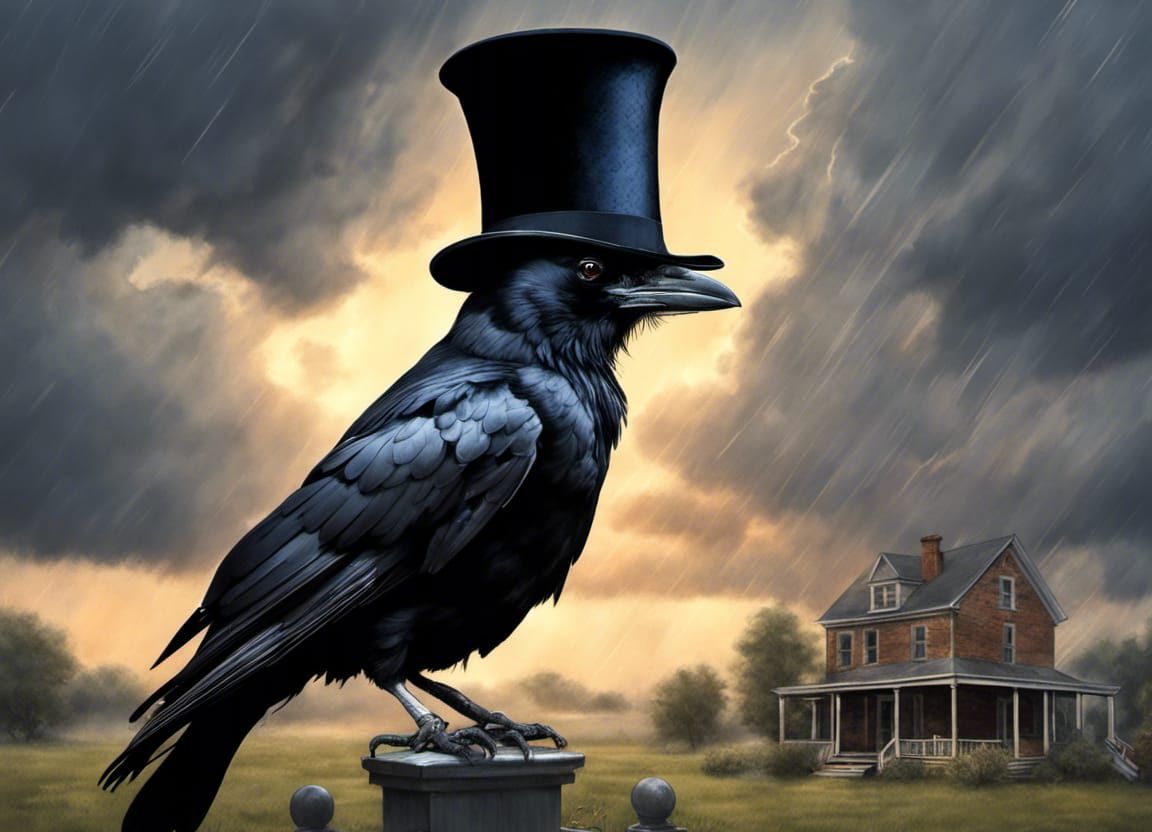 Crow - AI Generated Artwork - NightCafe Creator