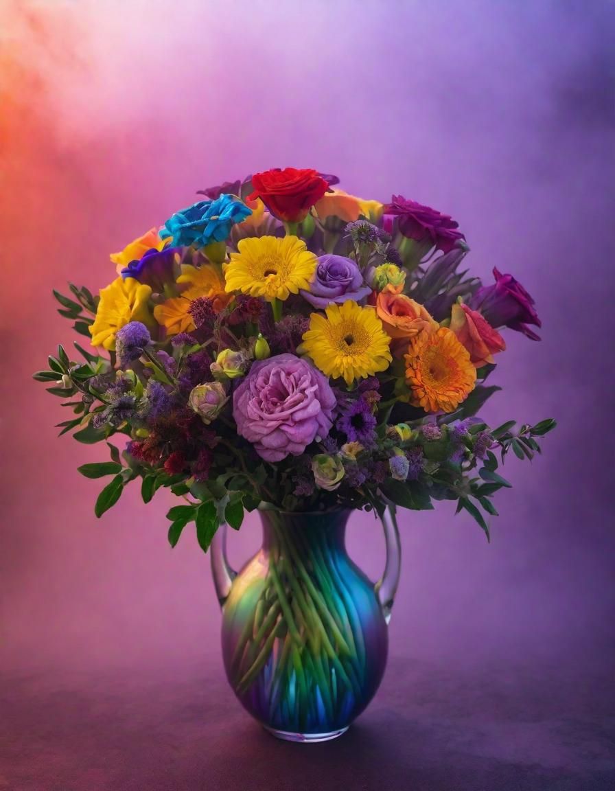 Flowers for the bunch of nerds! - AI Generated Artwork - NightCafe Creator