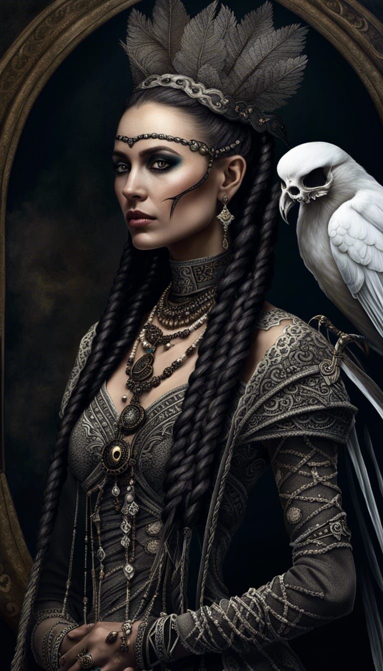 Lady Necromancer - AI Generated Artwork - NightCafe Creator