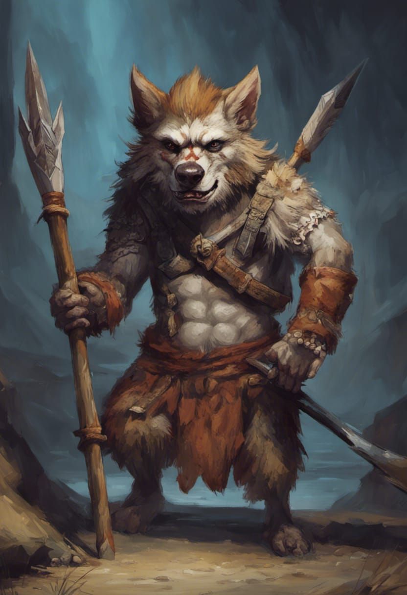 Gnoll 3 of 5 - AI Generated Artwork - NightCafe Creator