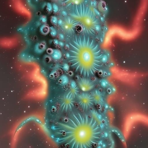 Cactoid Entity past Betelgeuse - AI Generated Artwork - NightCafe Creator