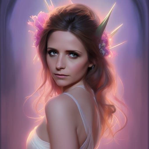 Buffy as bride - AI Generated Artwork - NightCafe Creator