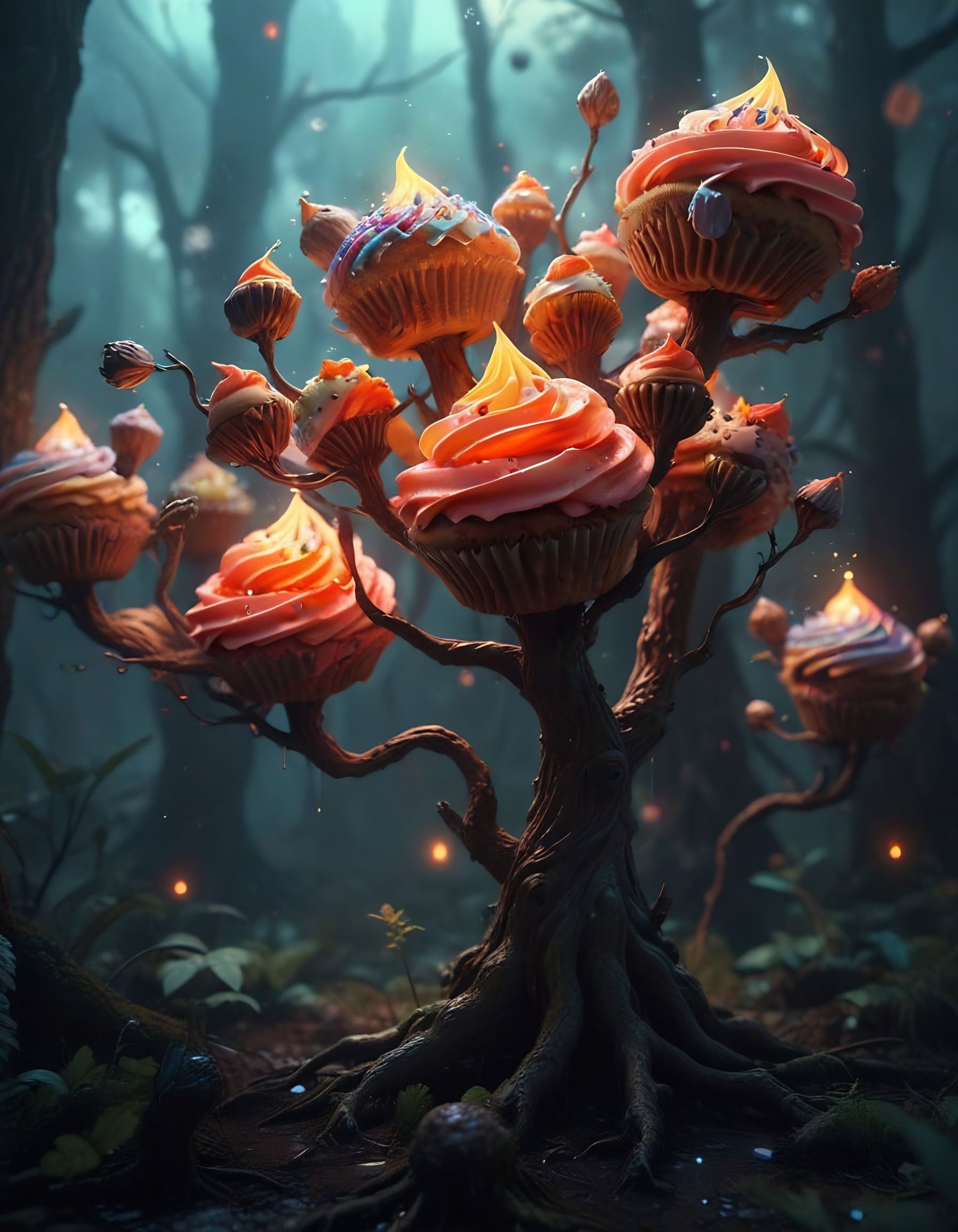 Imaginary plants- The cupcakes sapling ...