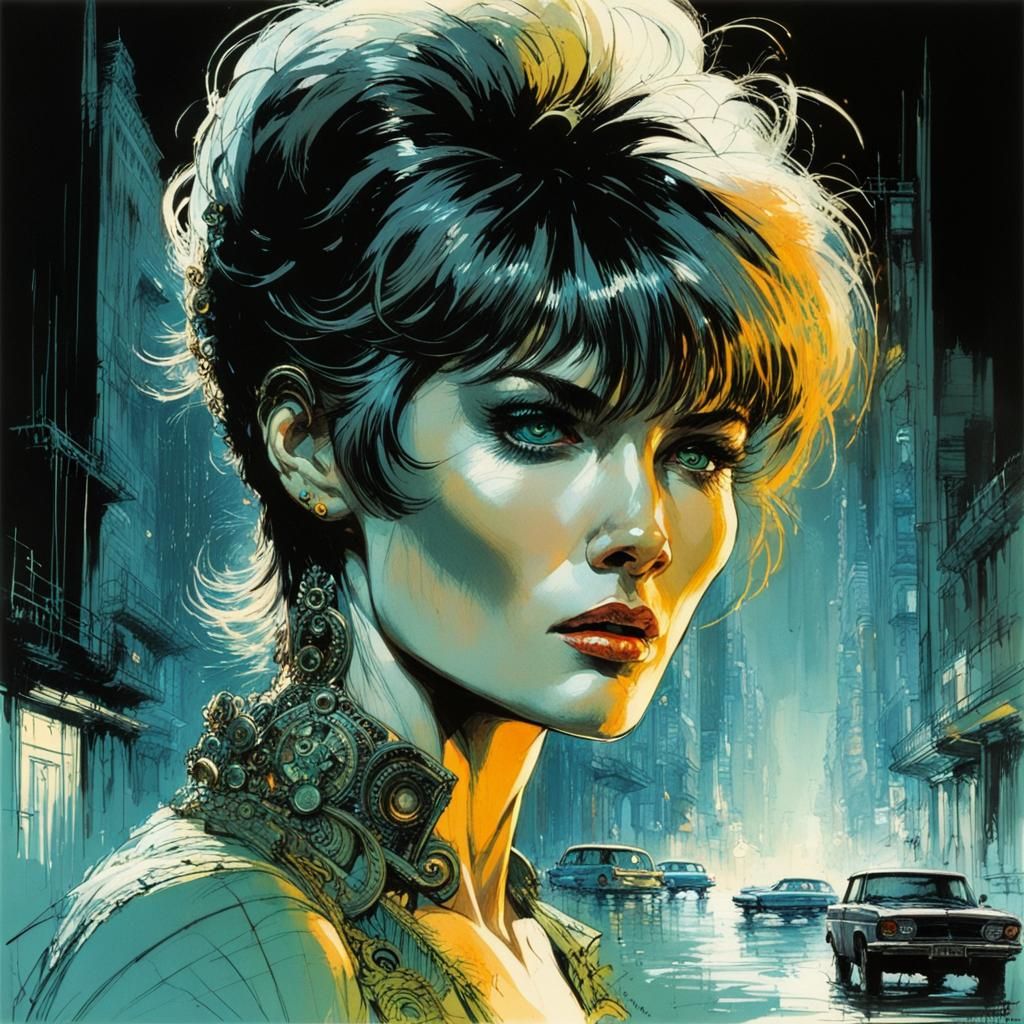 Modesty Blaise - AI Generated Artwork - NightCafe Creator