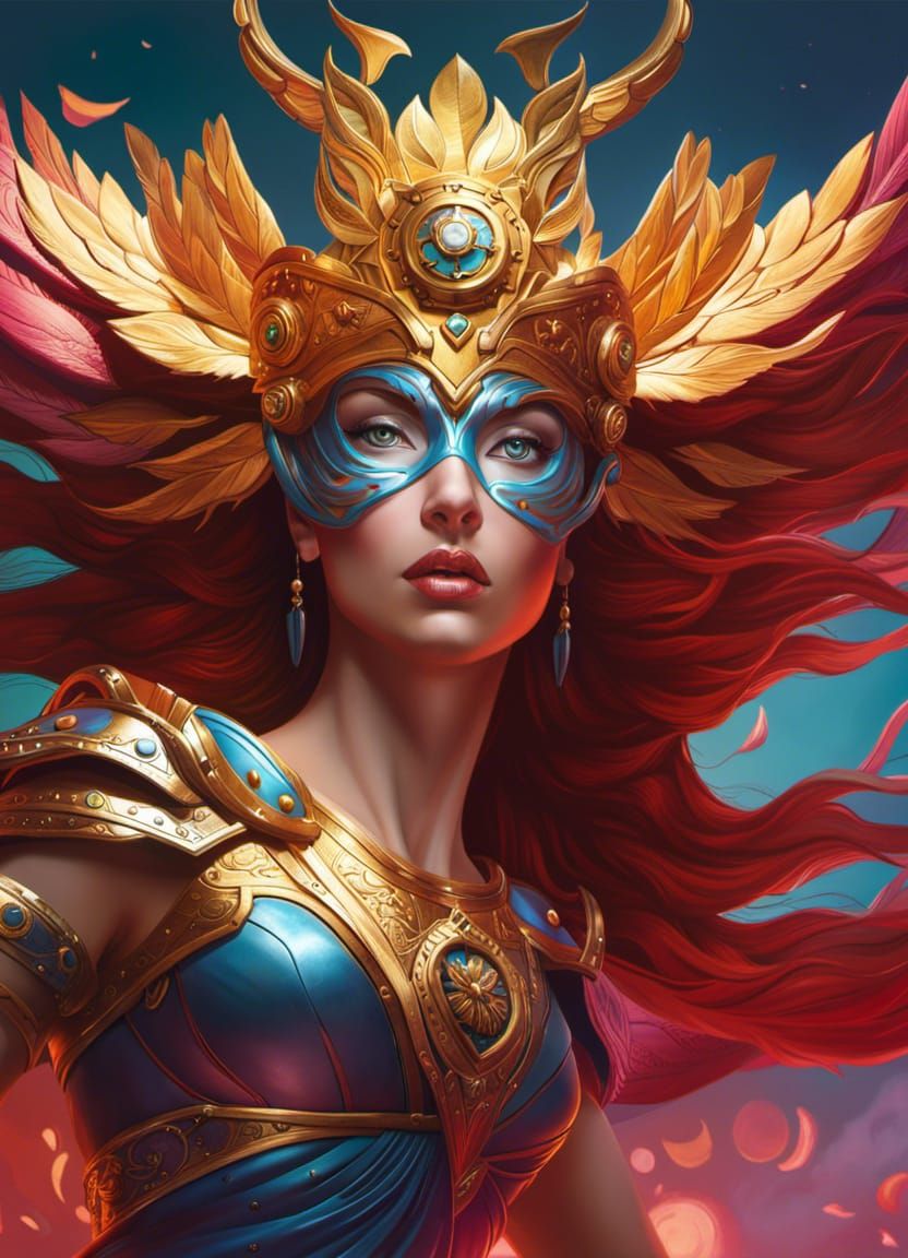 Agroná, goddess of battle and slaughter - AI Generated Artwork ...