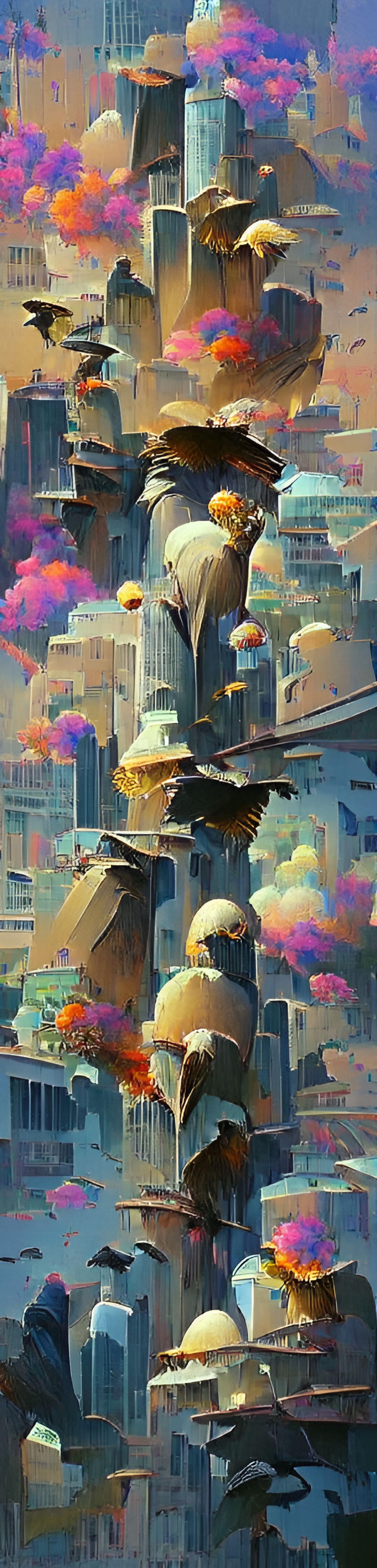 2662 Psychedelic Banksy Ravens & Murderous Watercolour Crows Modern ...