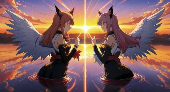 Anime Villains - Fighting Inner Demons and Angels 2 - AI Generated ...