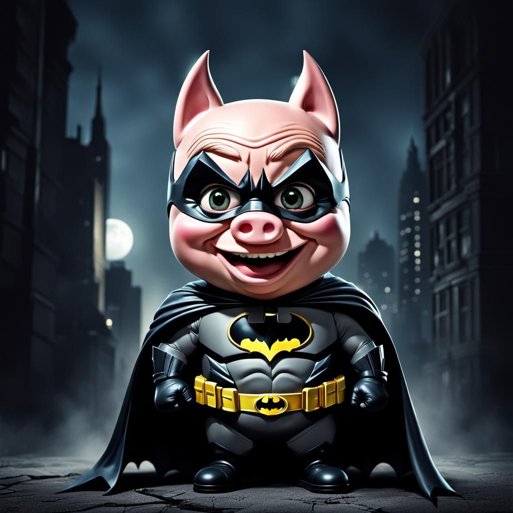 Batpiggy - AI Generated Artwork - NightCafe Creator