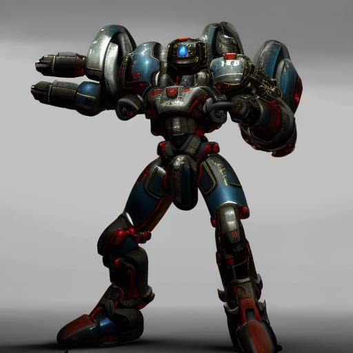 Mech - AI Generated Artwork - NightCafe Creator