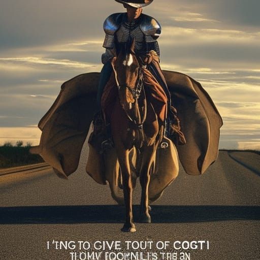 🧨 I’m going back home in the cowboy knight car - AI Generated Artwork ...