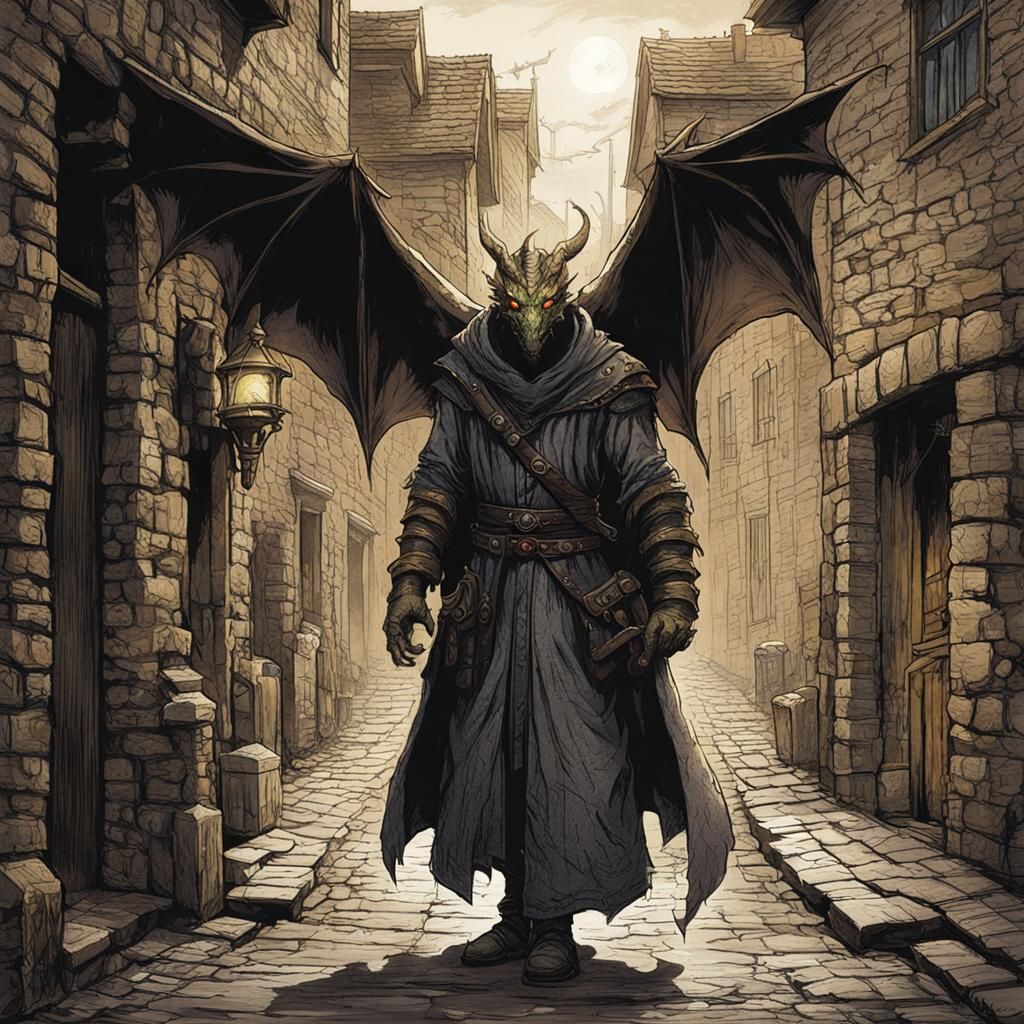 Dragon-folk rogue coming for revenge - AI Generated Artwork - NightCafe ...