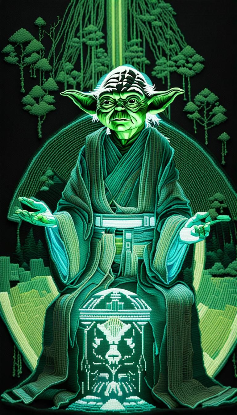 Luminous beings are we, not this crude embroidery project - AI Generated Artwork - NightCafe Creator