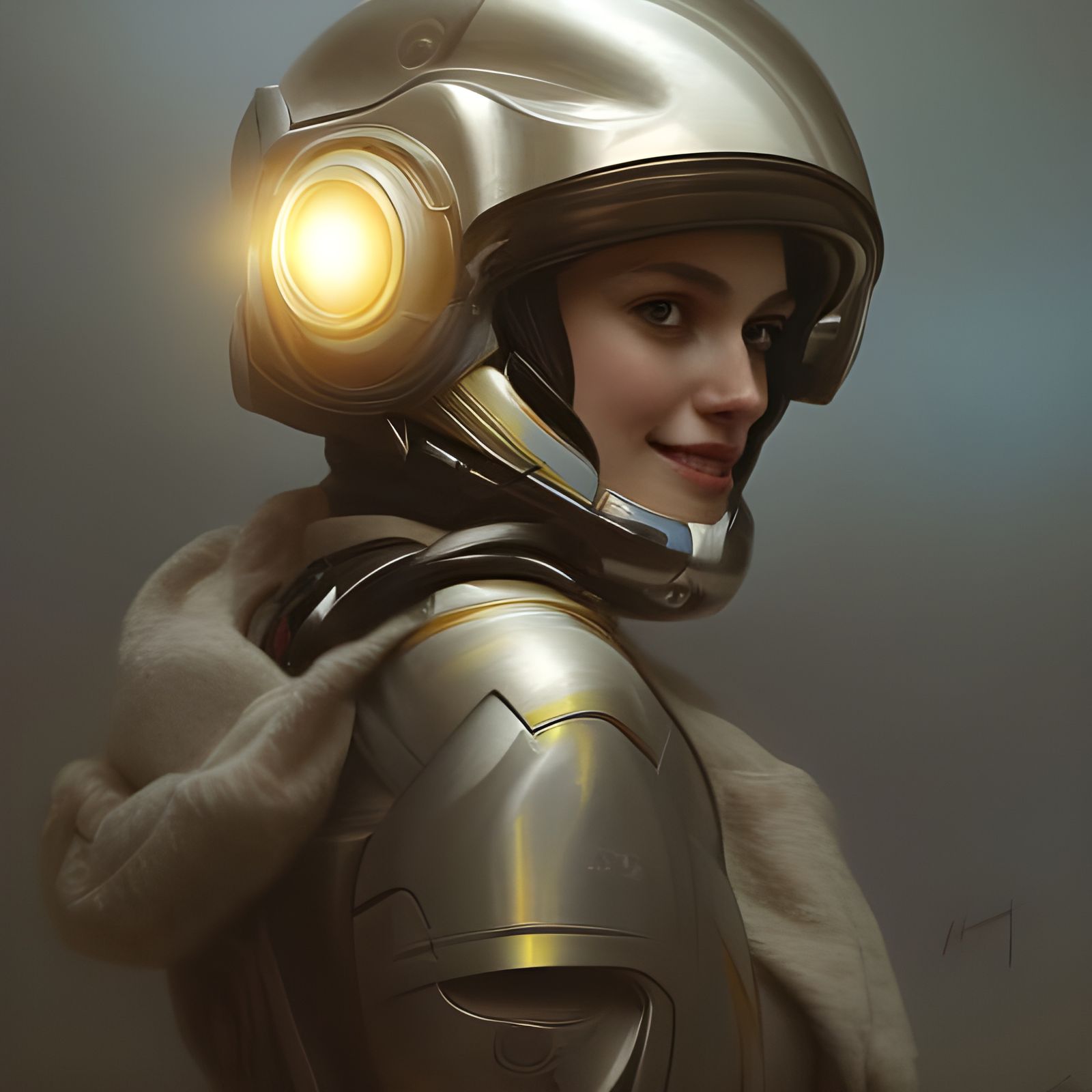 Commander Talia Starforge - AI Generated Artwork - NightCafe Creator