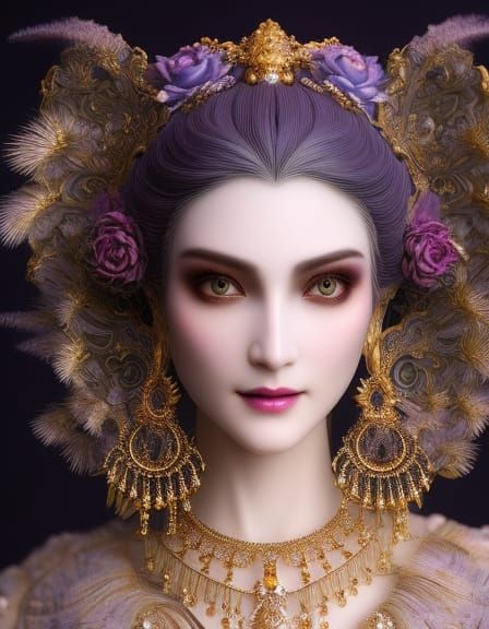 Portrait of a woman K_EULER_A sampler - AI Generated Artwork ...