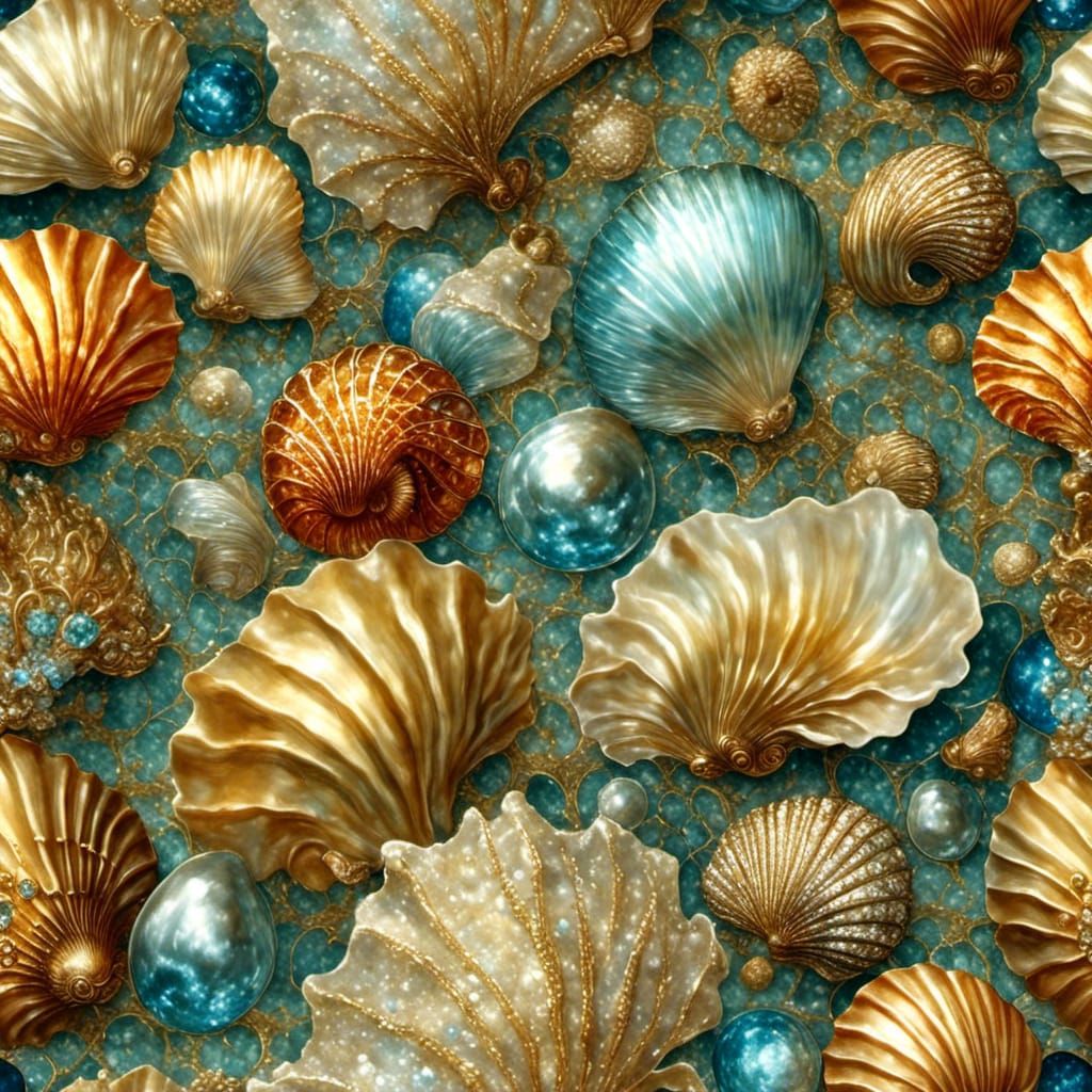 Seashells - AI Generated Artwork - NightCafe Creator