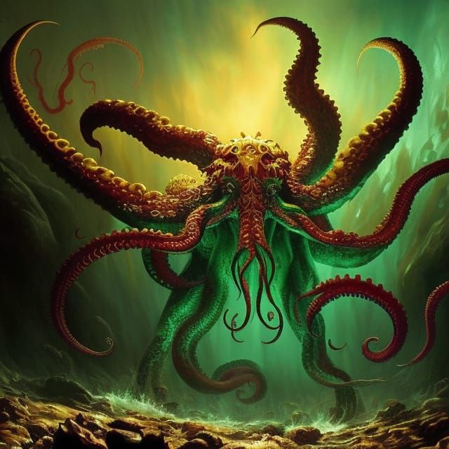 The Unspeakable Horror That Lurks in the Shadows - AI Generated Artwork ...