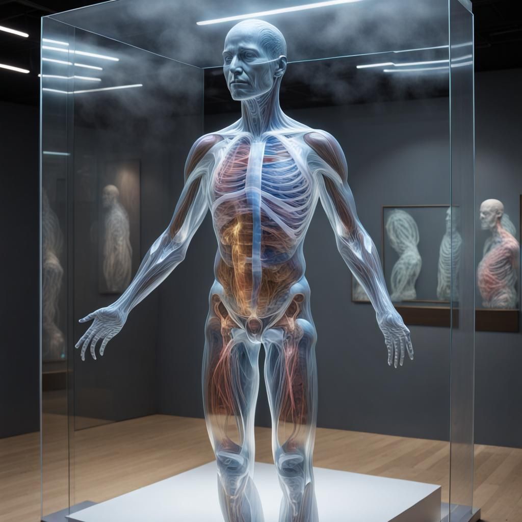 Human Hologram - AI Generated Artwork - NightCafe Creator