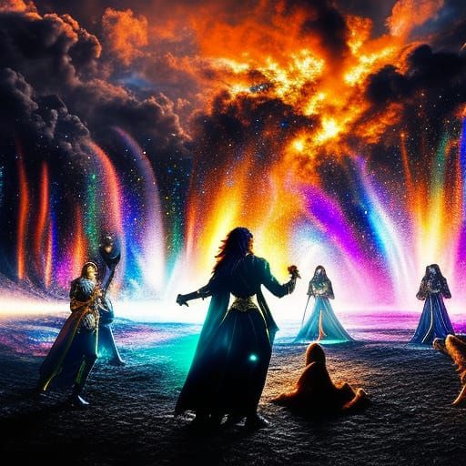 Magical Warlock Wizardry - AI Generated Artwork - NightCafe Creator