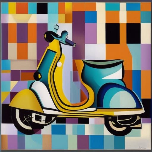 piaggio vespa - AI Generated Artwork - NightCafe Creator