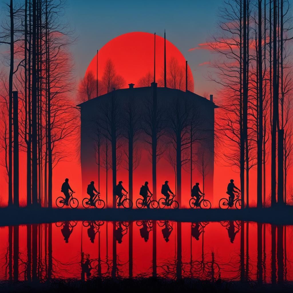 Stranger Things Vibes - AI Generated Artwork - NightCafe Creator