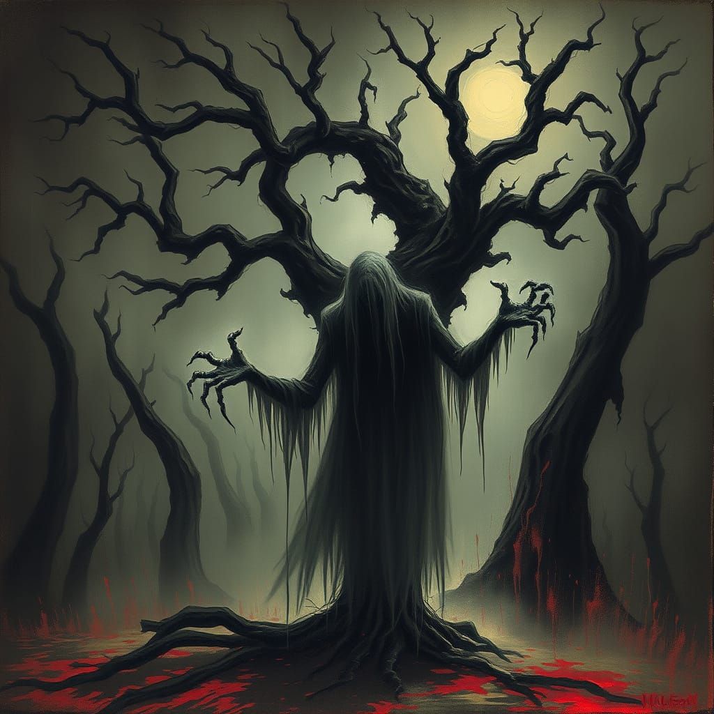 Supernatural Horror Entity Unveils Dark, Sinister ... - AI Art