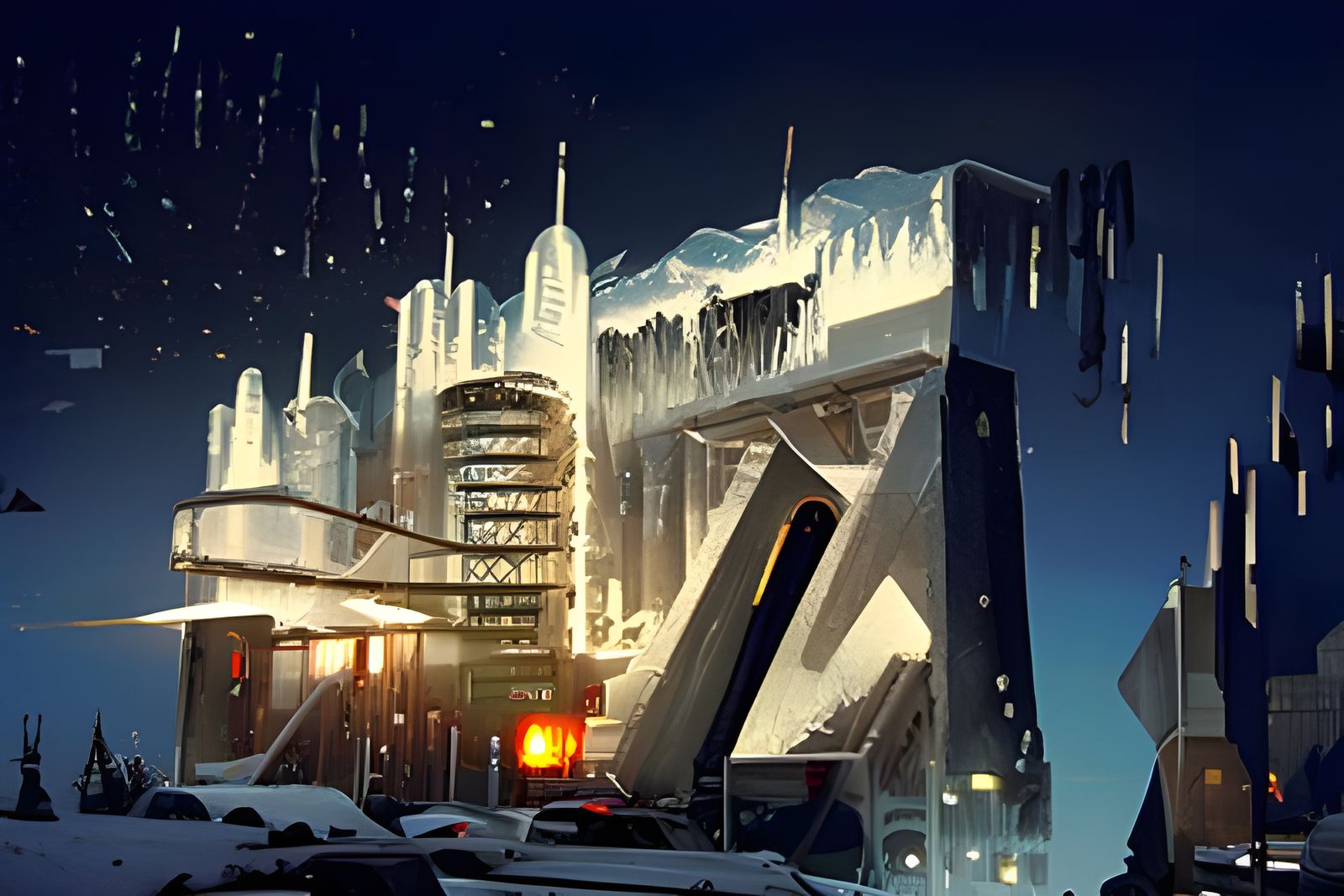 Cryopunk Experiment - Frozen Generators - AI Generated Artwork ...