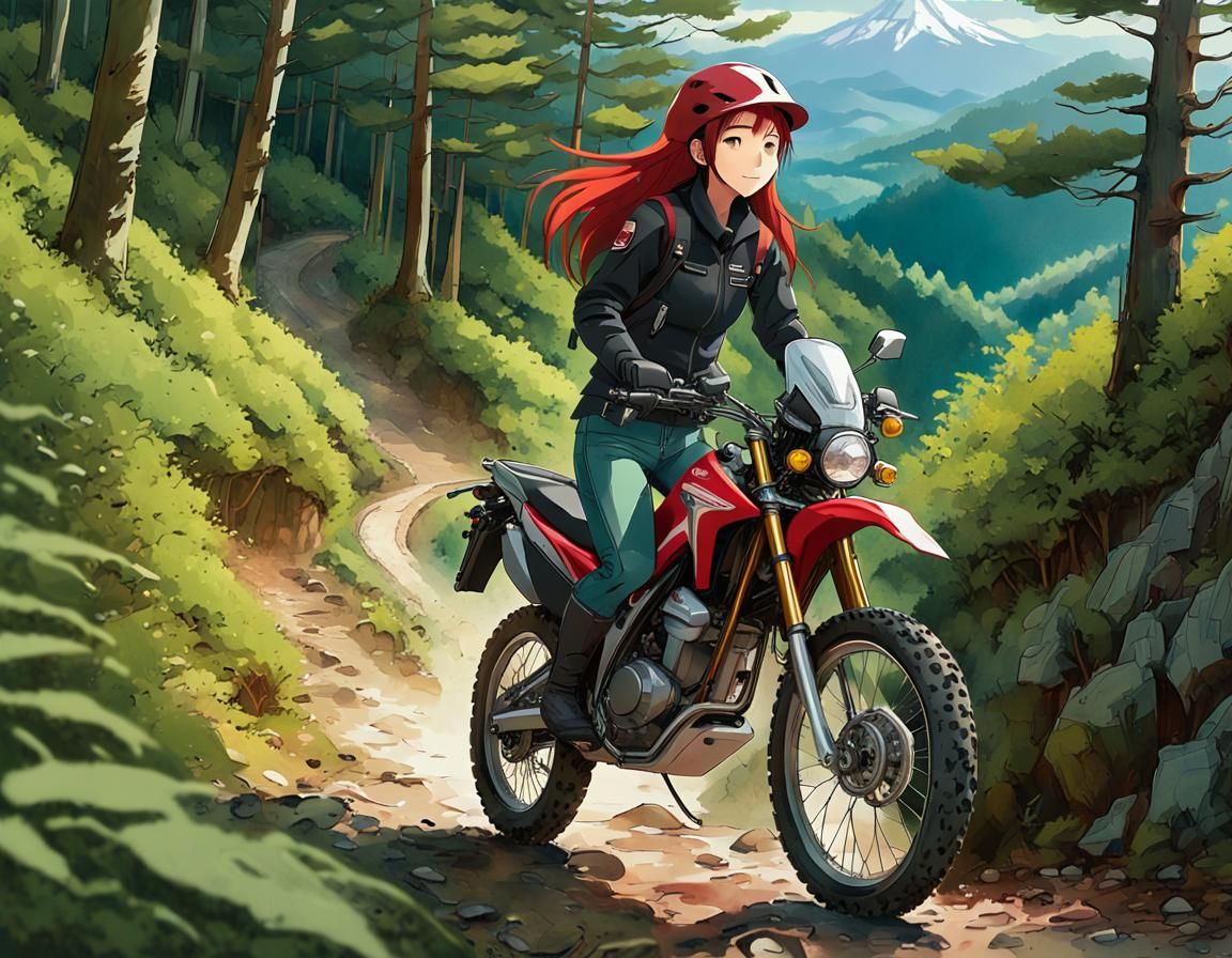 Riding in the mountains - AI Generated Artwork - NightCafe Creator