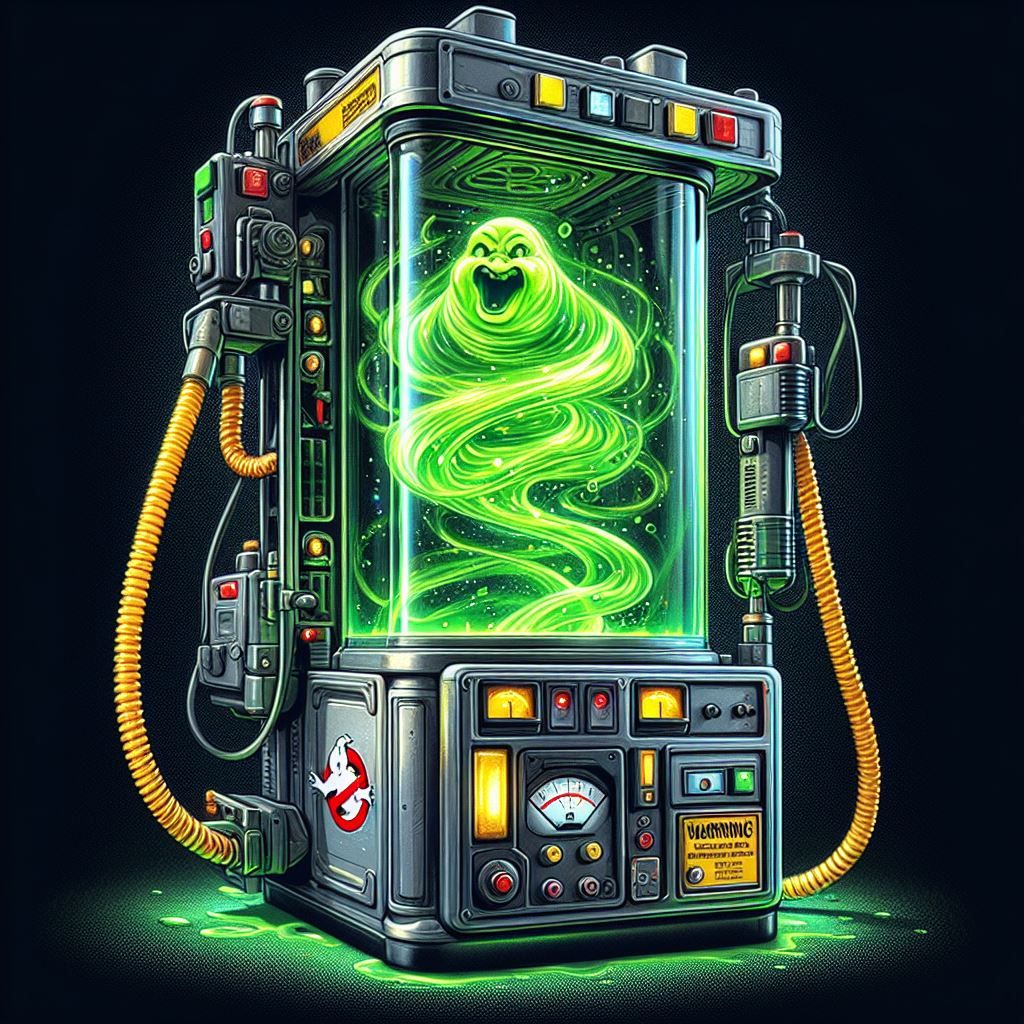 Ecto-Containment System Ghostbusters - AI Generated Artwork - NightCafe Creator