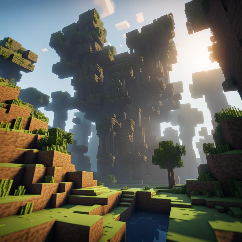 Minecraft Skulk Dimension, Foggy - AI Generated Artwork - NightCafe Creator