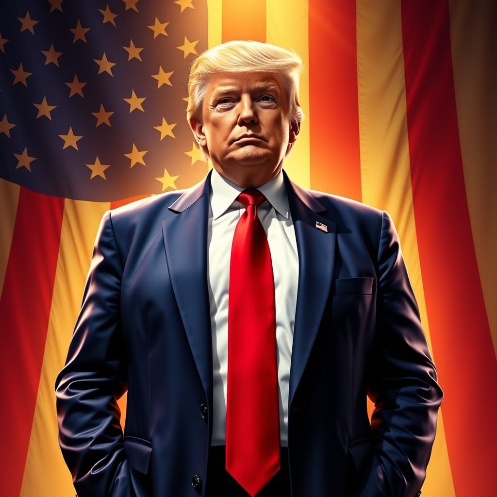 Heroic Token for Donald Trump. - Powerful American Hero in F...