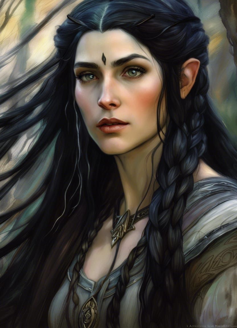 Elwing Azrubêl (Star Dust) aka Elwing the White - AI Generated Artwork ...