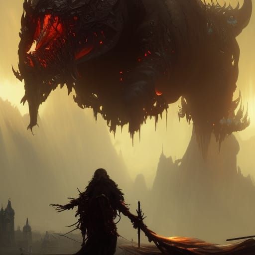 scary beast - AI Generated Artwork - NightCafe Creator