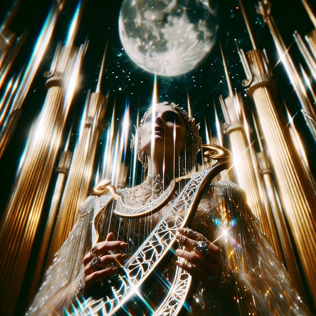 Hymn of the Eternal Light - Mystical Bard Performs in Golden...