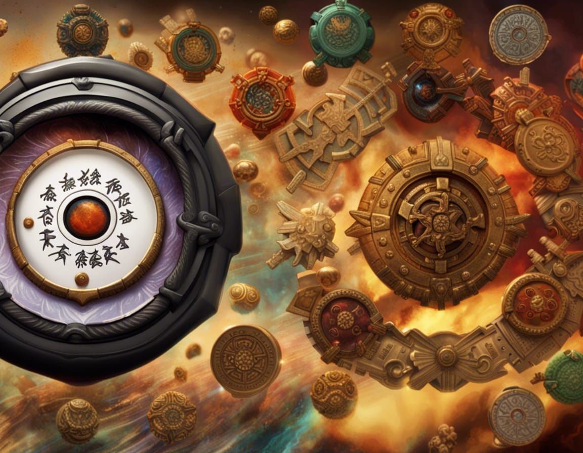 The Talismans of Martial Art - AI Generated Artwork - NightCafe Creator