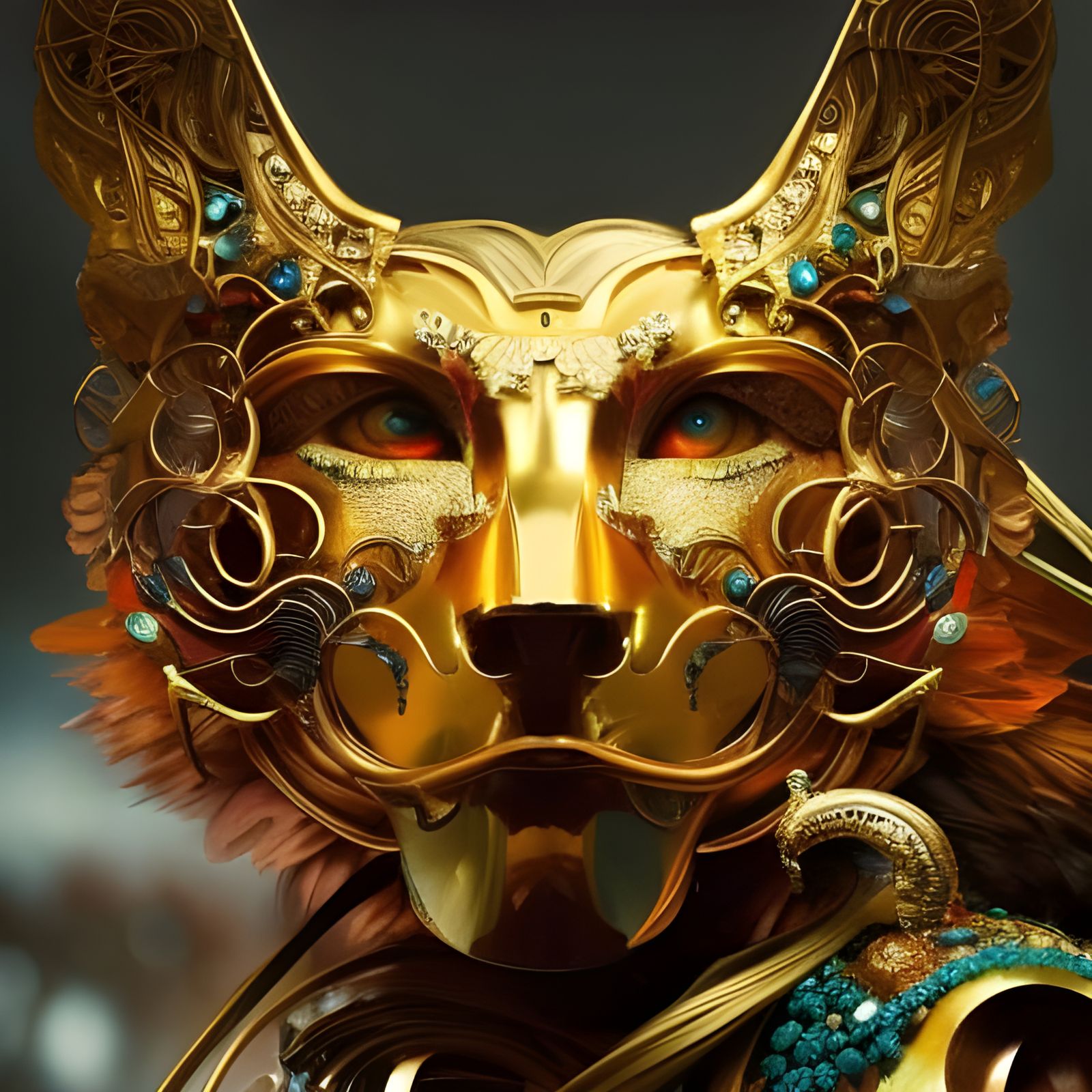 Masked Warrior - AI Generated Artwork - NightCafe Creator