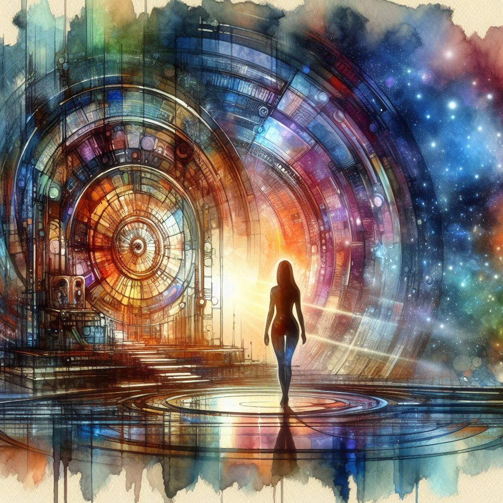 Time and space - AI Generated Artwork - NightCafe Creator