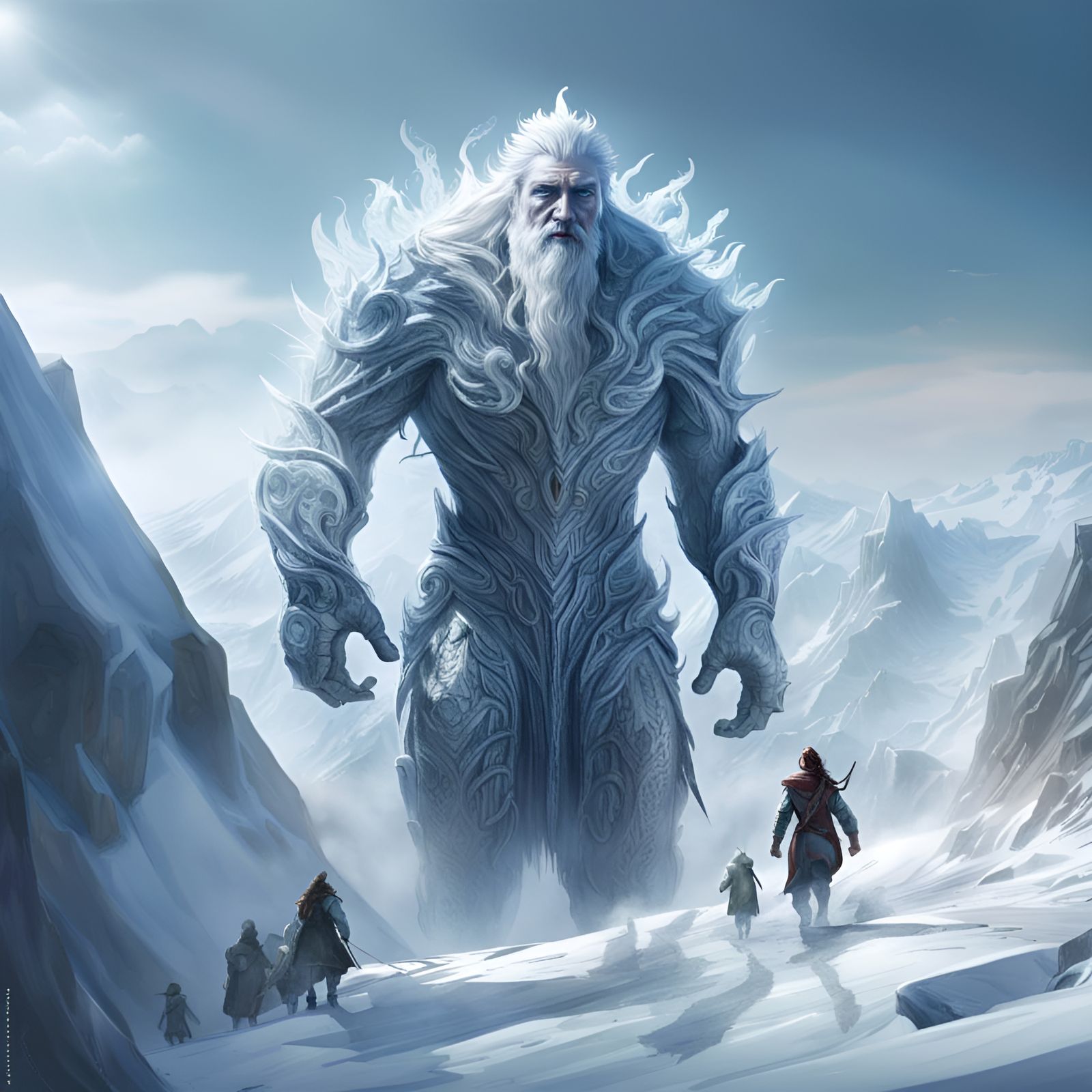 Ice Giant - AI Generated Artwork - NightCafe Creator