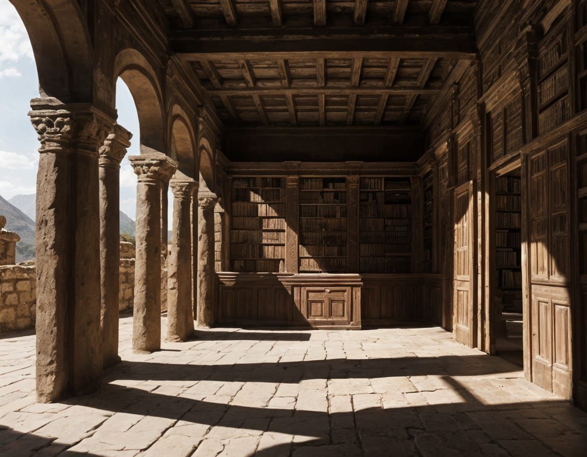 The Ancient library of Gunda Gunde Monastery of Ethiopia