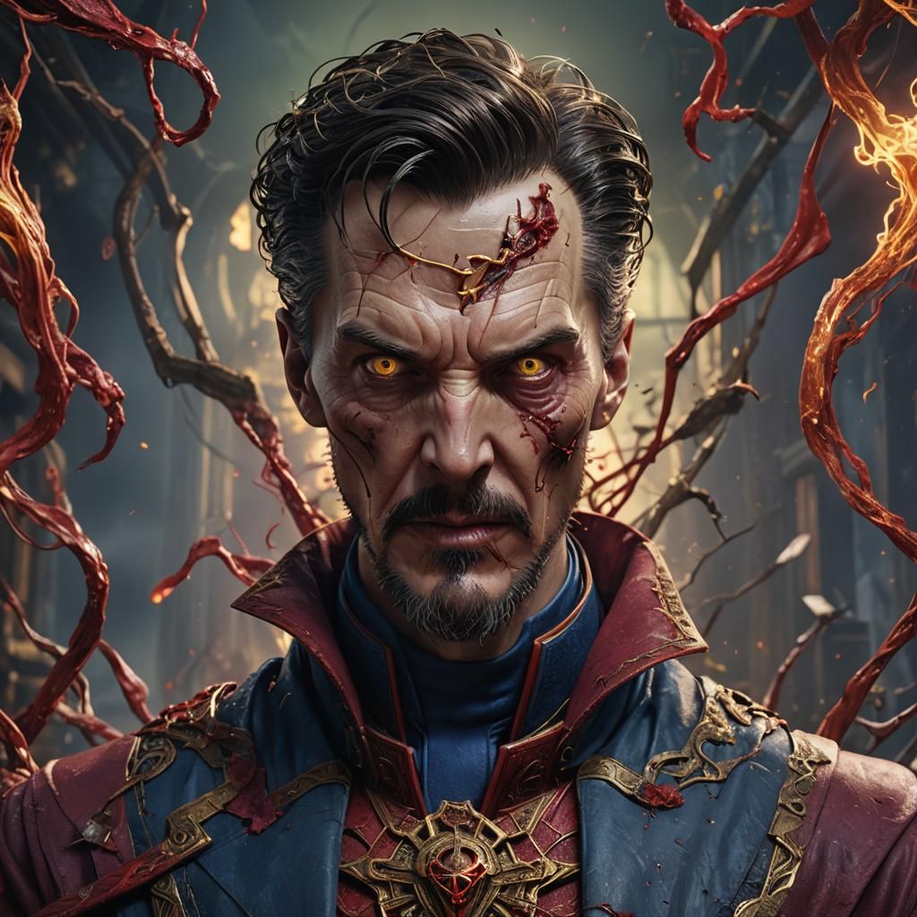 Marvel Zombies: Dr Strange - AI Generated Artwork - NightCafe Creator