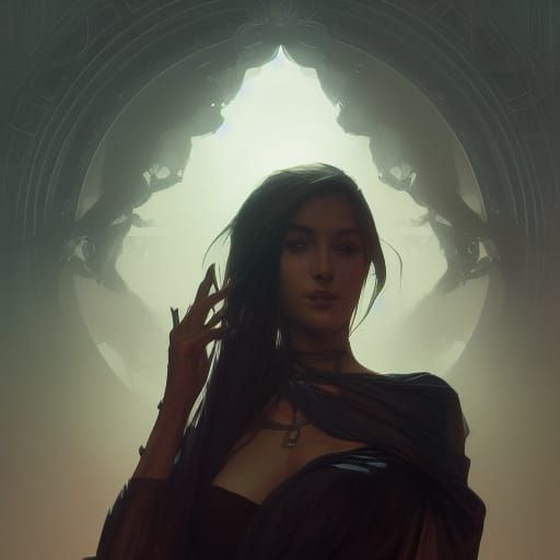 Nenia Dea, Death Goddess of Funerals! - AI Generated Artwork ...