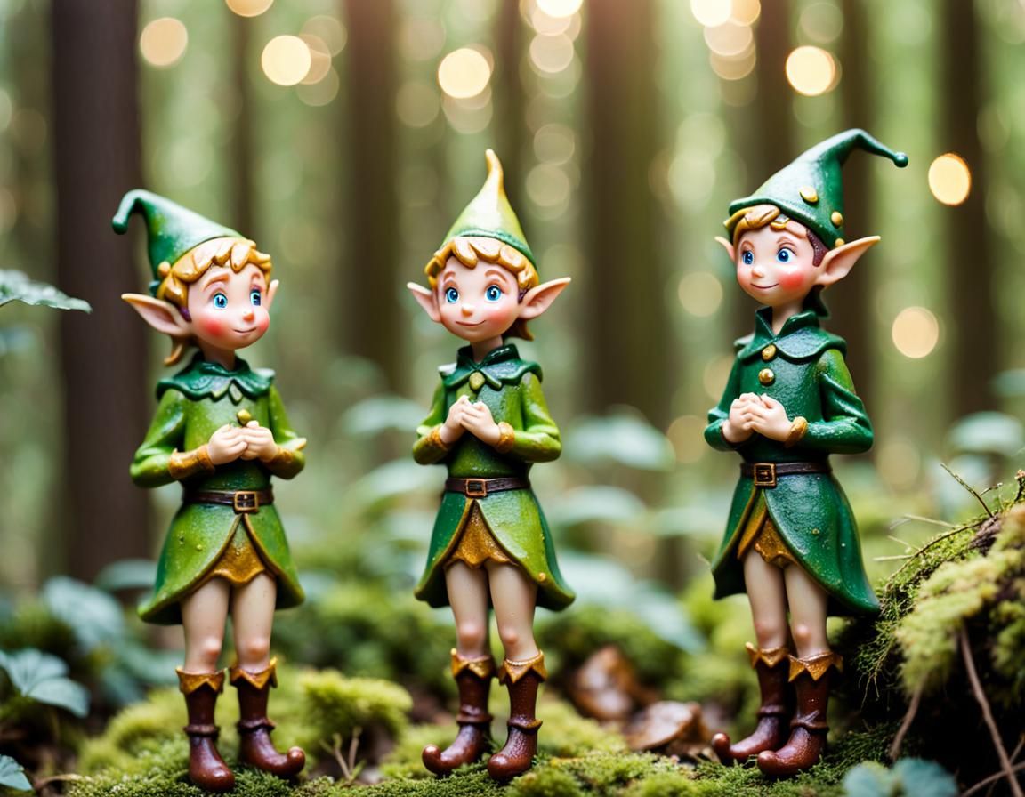 Elf figures, games workshop - AI Generated Artwork - NightCafe Creator