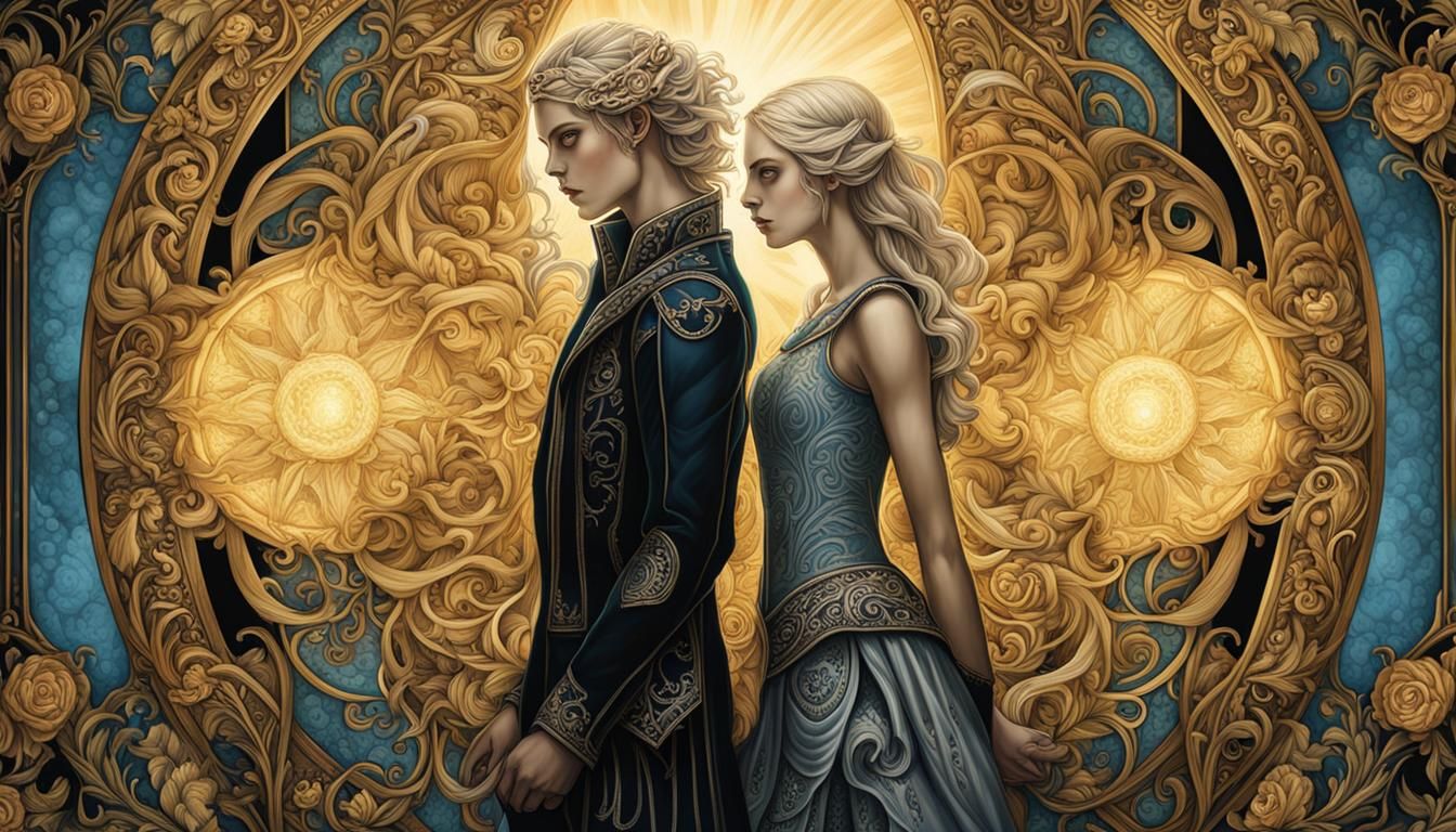 Poise Elio-Apollo & Ell-Artemis - PromptLift I.Mage Series - #3 - AI Generated Artwork ...