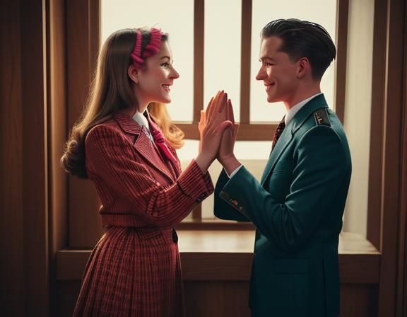 Double High Five - AI Generated Artwork - NightCafe Creator