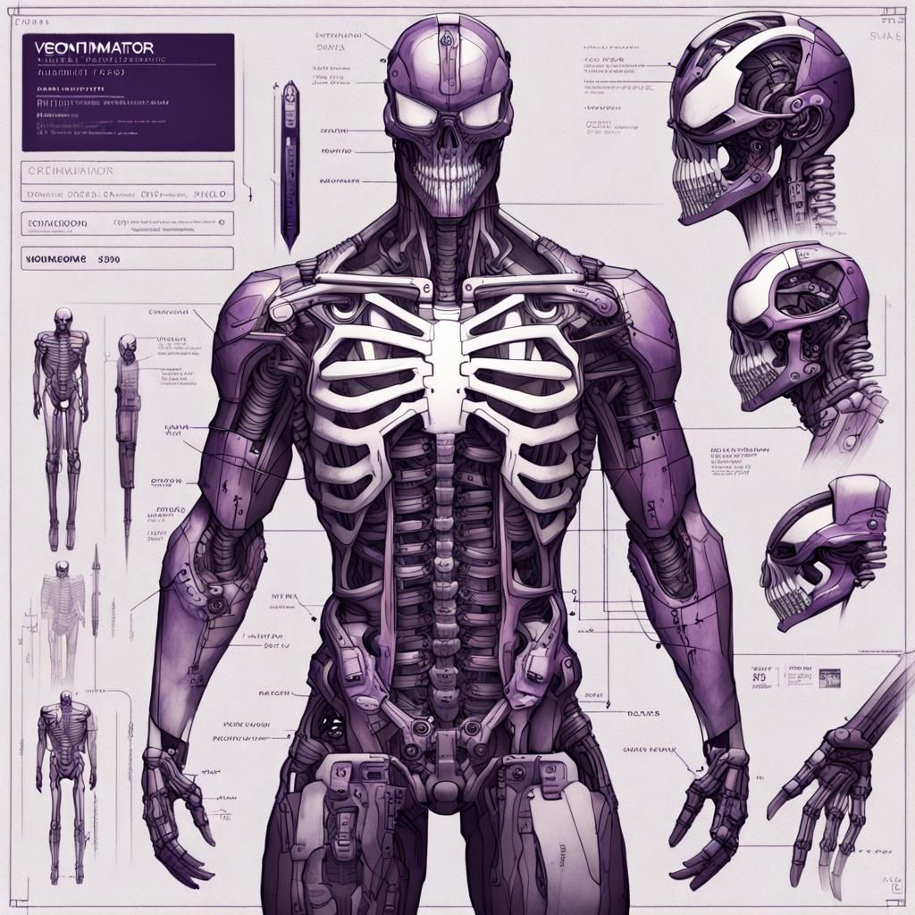 a product design sketch, of an anatomy sketch with different views and ...