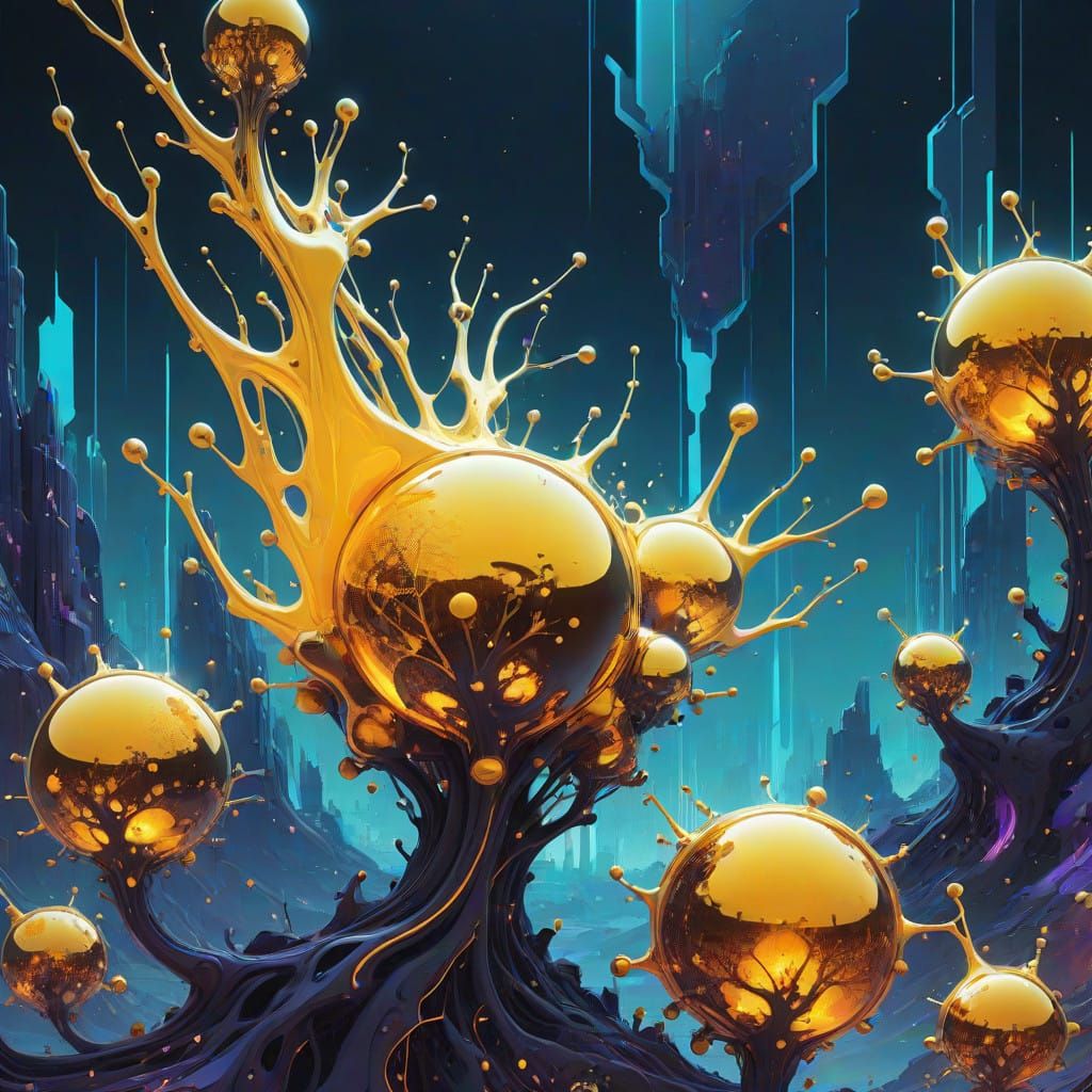 A microscopic view of colloidal gold nanoparticles