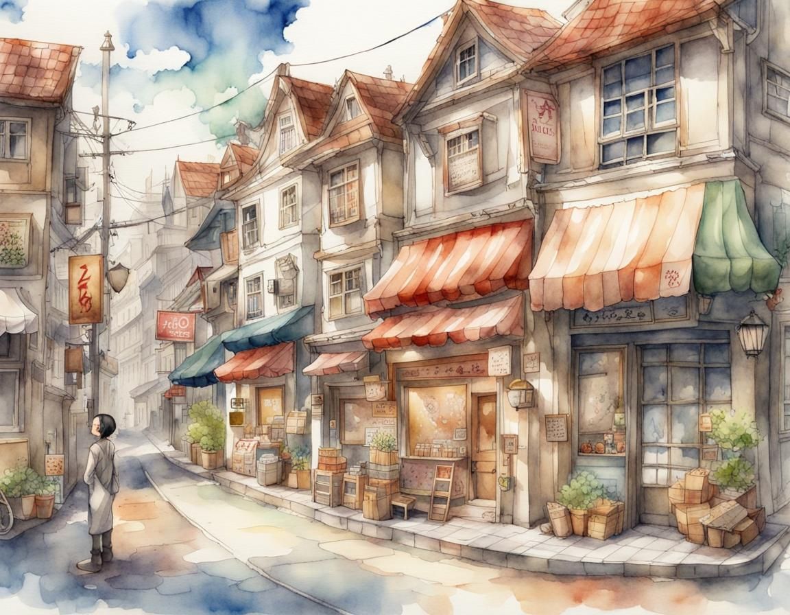 COLOURFUL CANOPIES - AI Generated Artwork - NightCafe Creator