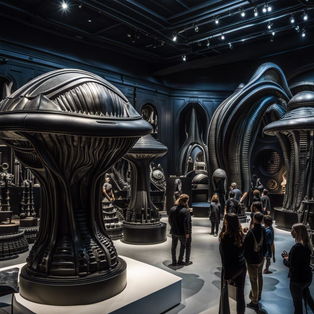 The HR Giger Museum of Unearthly Horrors - AI Generated Artwork ...