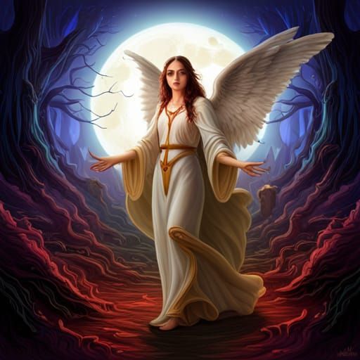 The Angel of the Forest. - AI Generated Artwork - NightCafe Creator